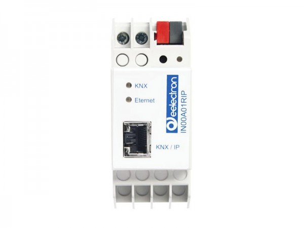DIN RAIL IP PoE-ROUTER-KNX INTERFACE - Eelectron