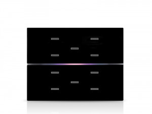 9025 CAPACITIVE KNX SWITCH – 3 MODULES – RGB RANGE - Eelectron