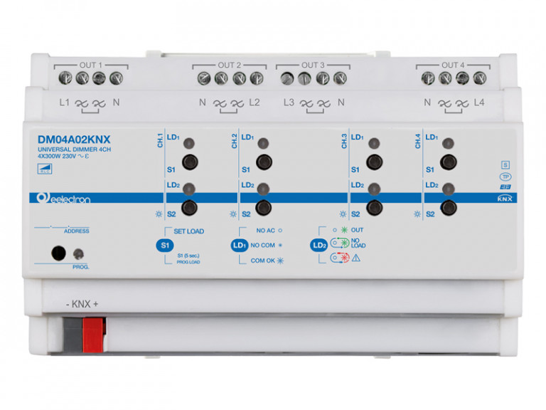 UNIVERSAL DIMMER 4 CHANNELS X 300W - Eelectron